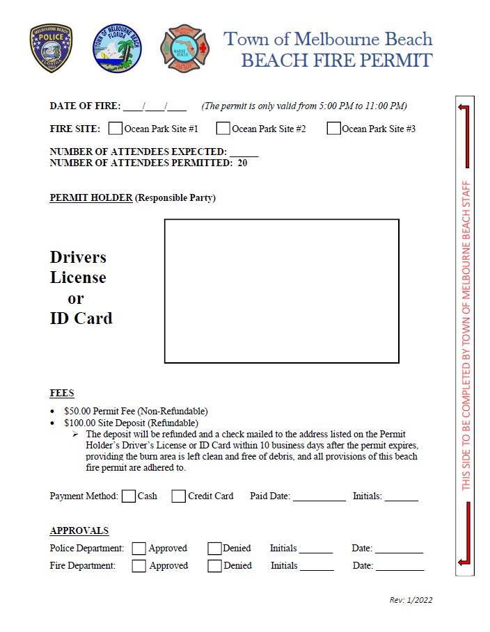 Beach Fires - Melbourne Beach Vol. Fire Department